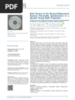 Manual EPQ-R-Eysenck PDF | PDF