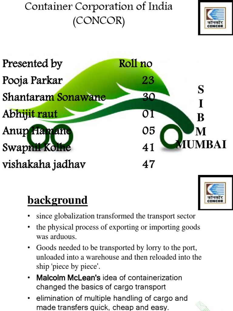 Overview of Container Corporation of India | PDF | Containerization | Cargo