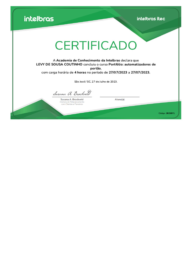 Certificado (1) | PDF