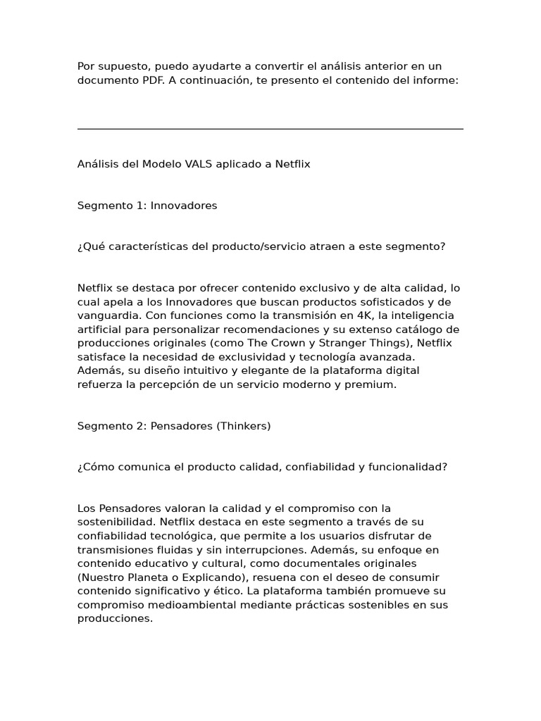 Documento | PDF | Netflix | Streaming Media