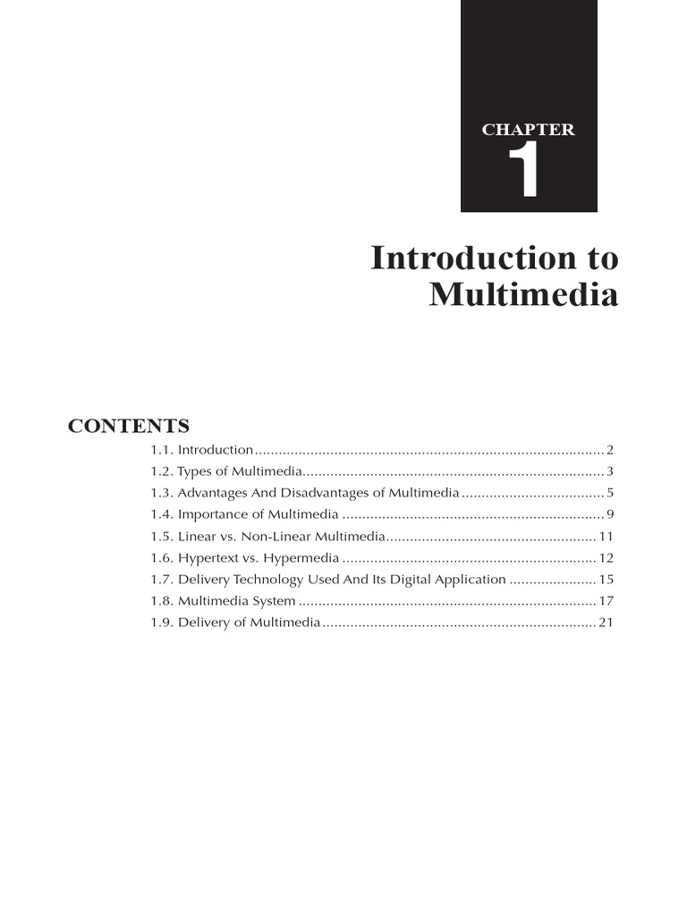 KunwarSinghVais ComputerScienceAndMul 2020 Chapter1IntroductionT | PDF | Multimedia | Hyperlink