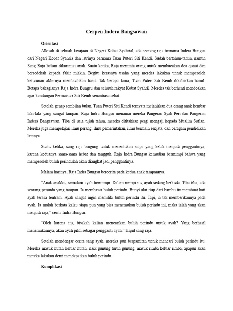 Indera-Bangsawan-Kel2 | PDF