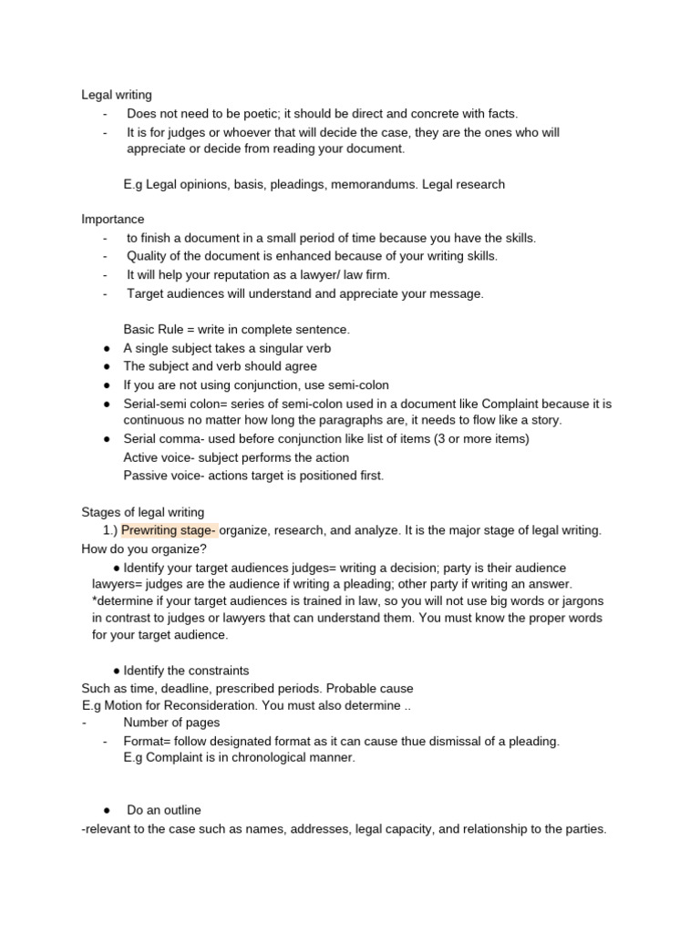 Essentials of Effective Legal Writing | PDF | Lease | Precedent