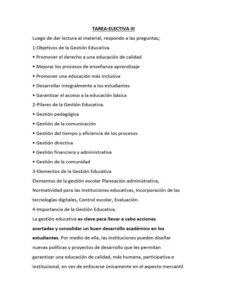 TAREA-Electiva III | PDF