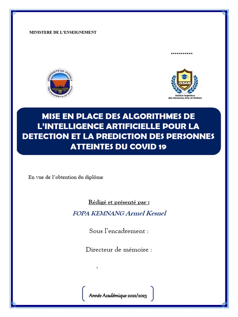 memoire Master v1 | PDF | Intelligence artificielle | Intelligence (IA) et sémantique