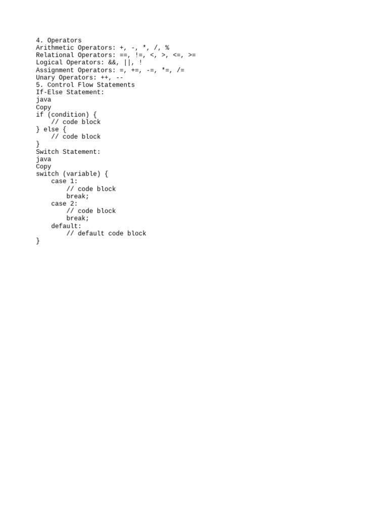 Condition Statment | PDF
