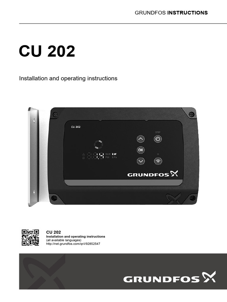 Gfs Cu 202 Manual | PDF | Screw | Electromagnetic Interference
