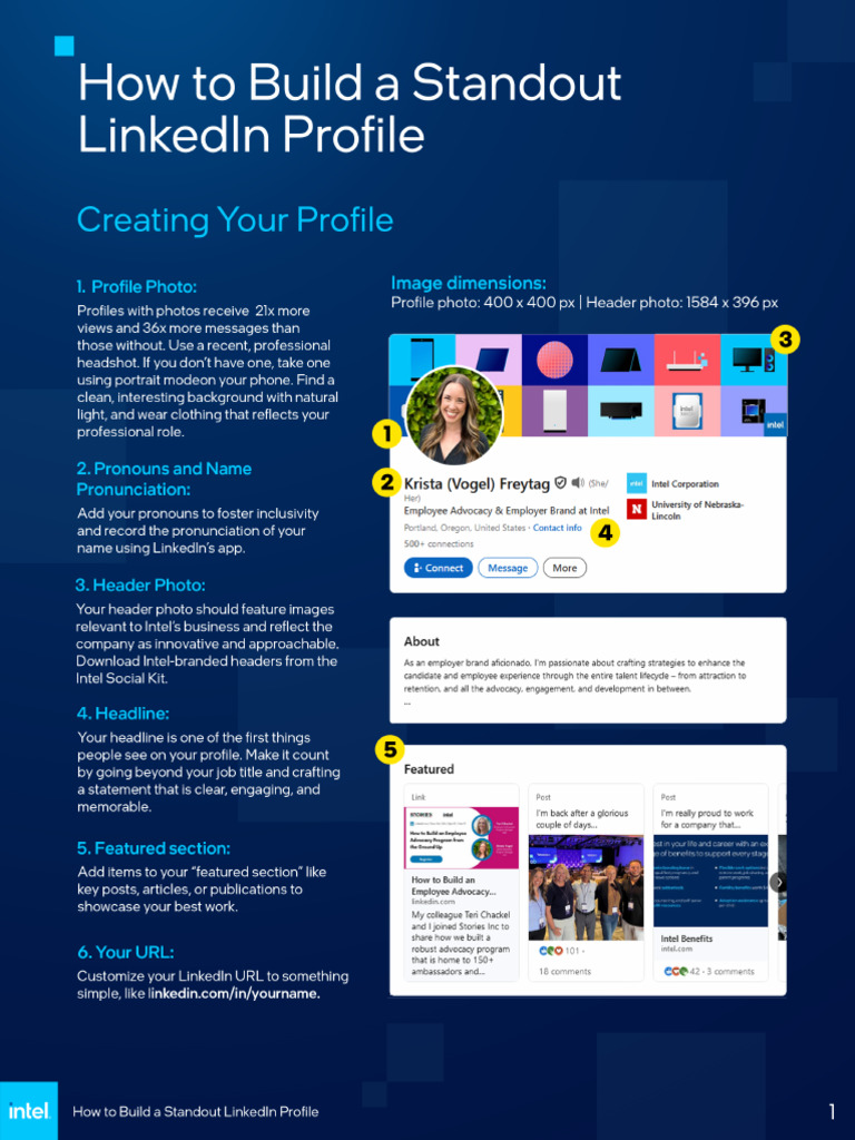 How To Build A Standout LinkedIn Profile | PDF