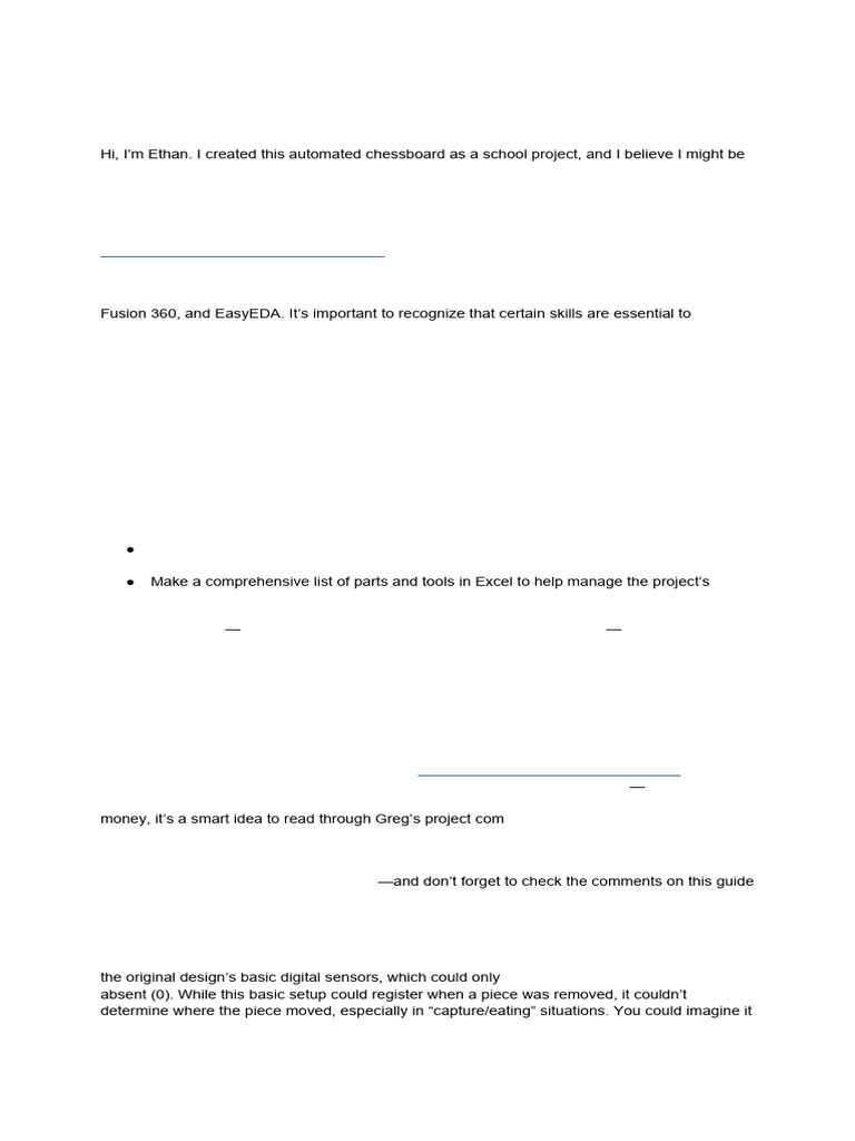 Draft-Instructable-Automated Chess Board - Hall Sensor | PDF | Arduino ...