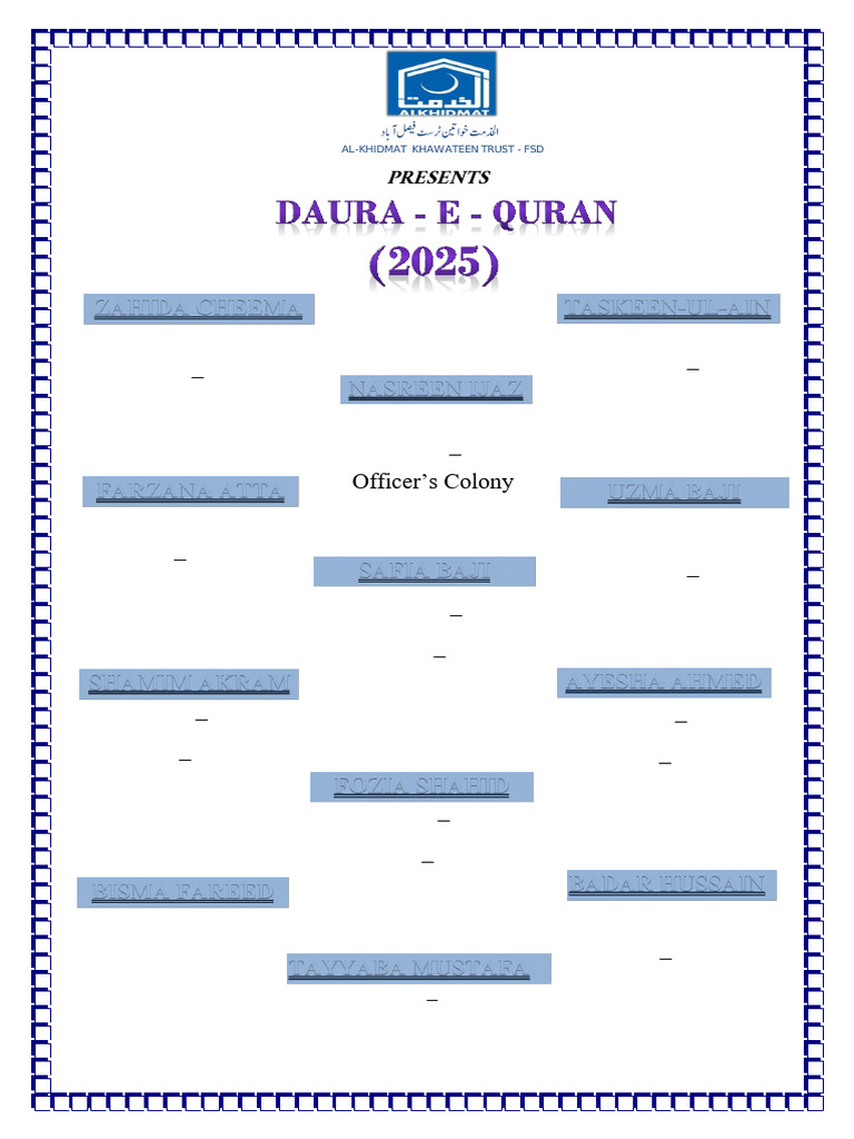 Daura e Quran Record | PDF