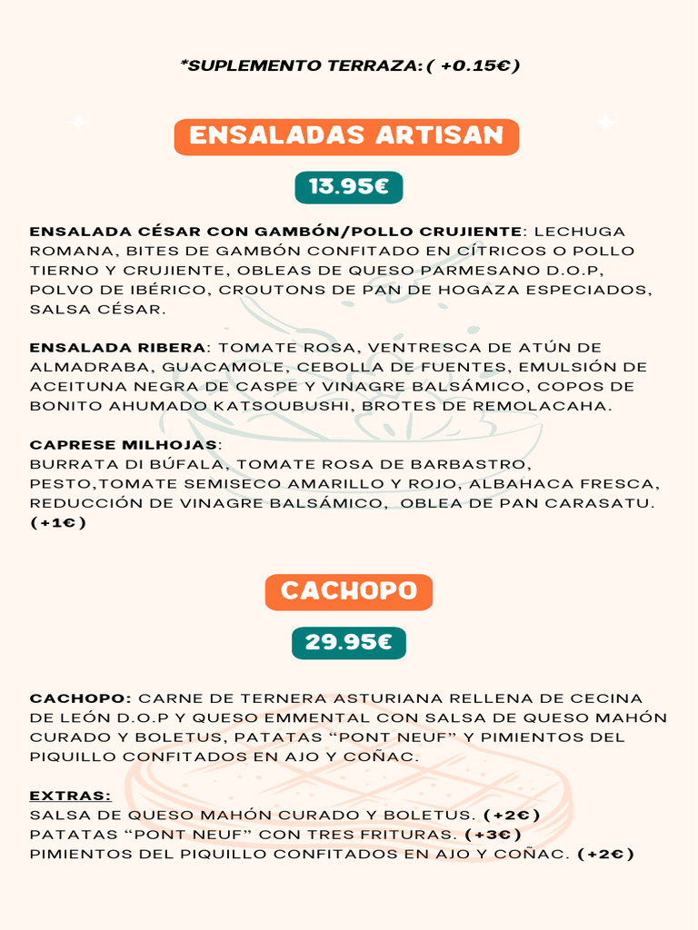 4a22f1a7 052b 4679 A4db 67f5cdf40d28 Carta Cambio Nachos | PDF | ensalada | Queso