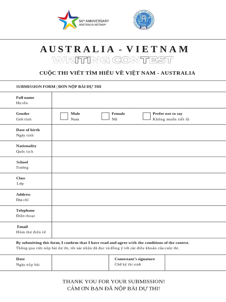 Submission Form (Đã S A) | PDF