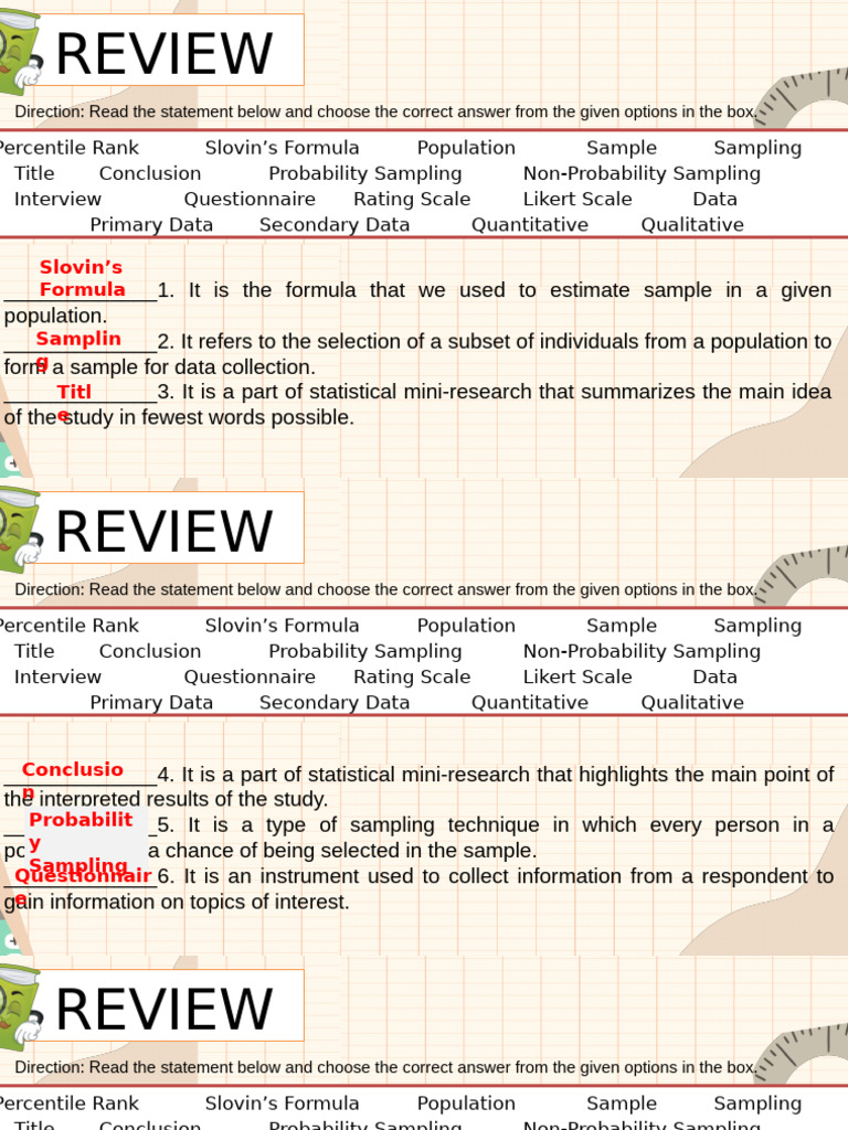 Day 16 Organizing Presenting Data | PDF | Sampling (Statistics) | Chart