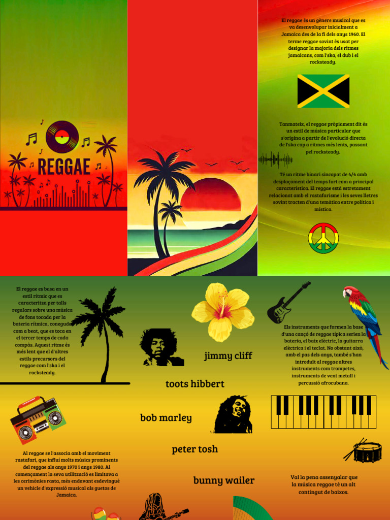 Folleto Tríptic Carta de Cócteles Art Déco Elegante Verde | PDF