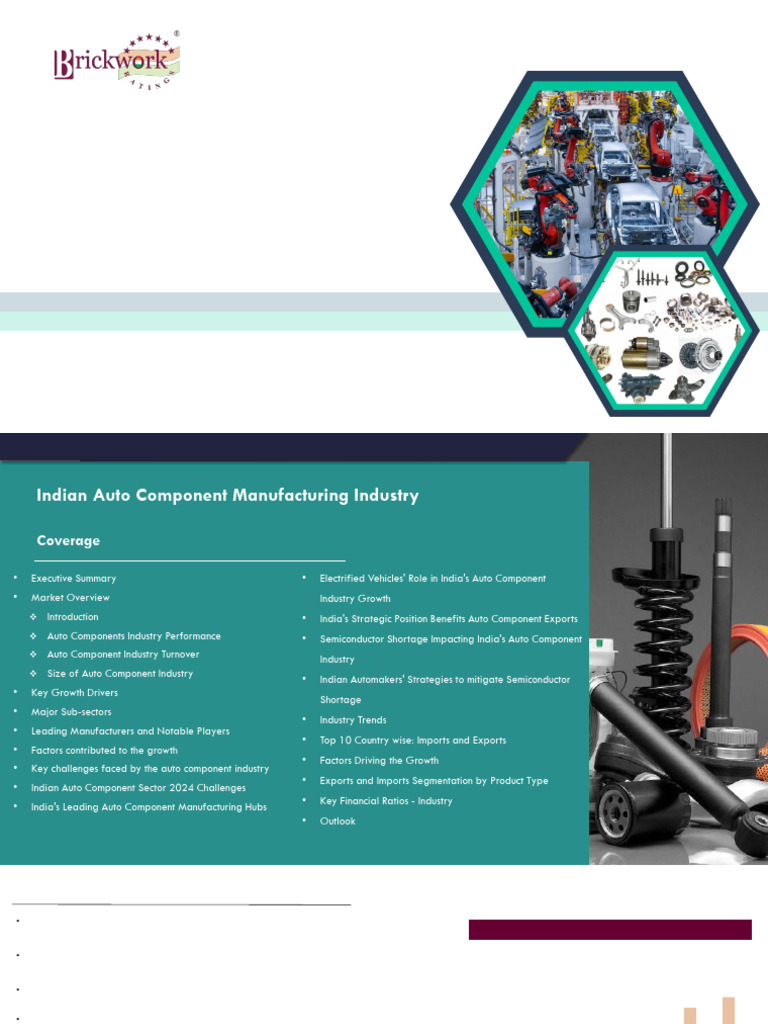 Indian Auto Component Industry Overview | PDF | Electric Vehicle ...