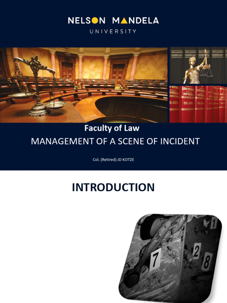Managing Incident Scenes in Investigations | PDF | Witness | Evidence