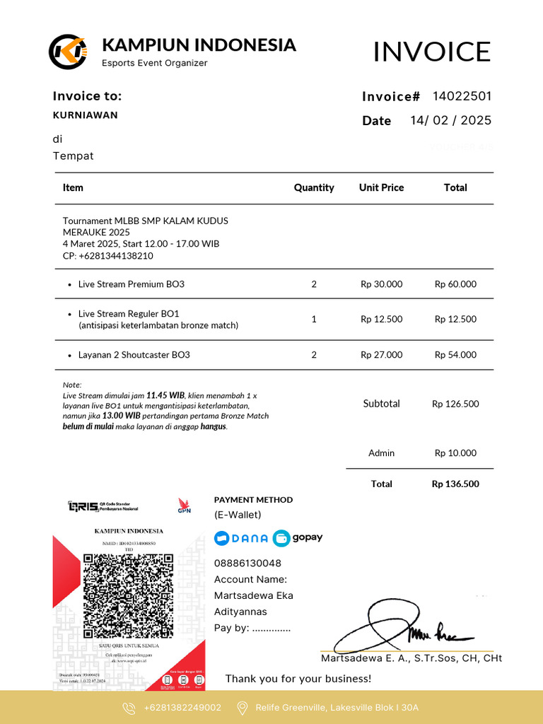 Tournament MLBB SMP KALAM KUDUS MERAUKE (MLBB) 4 Maret 2025 | PDF
