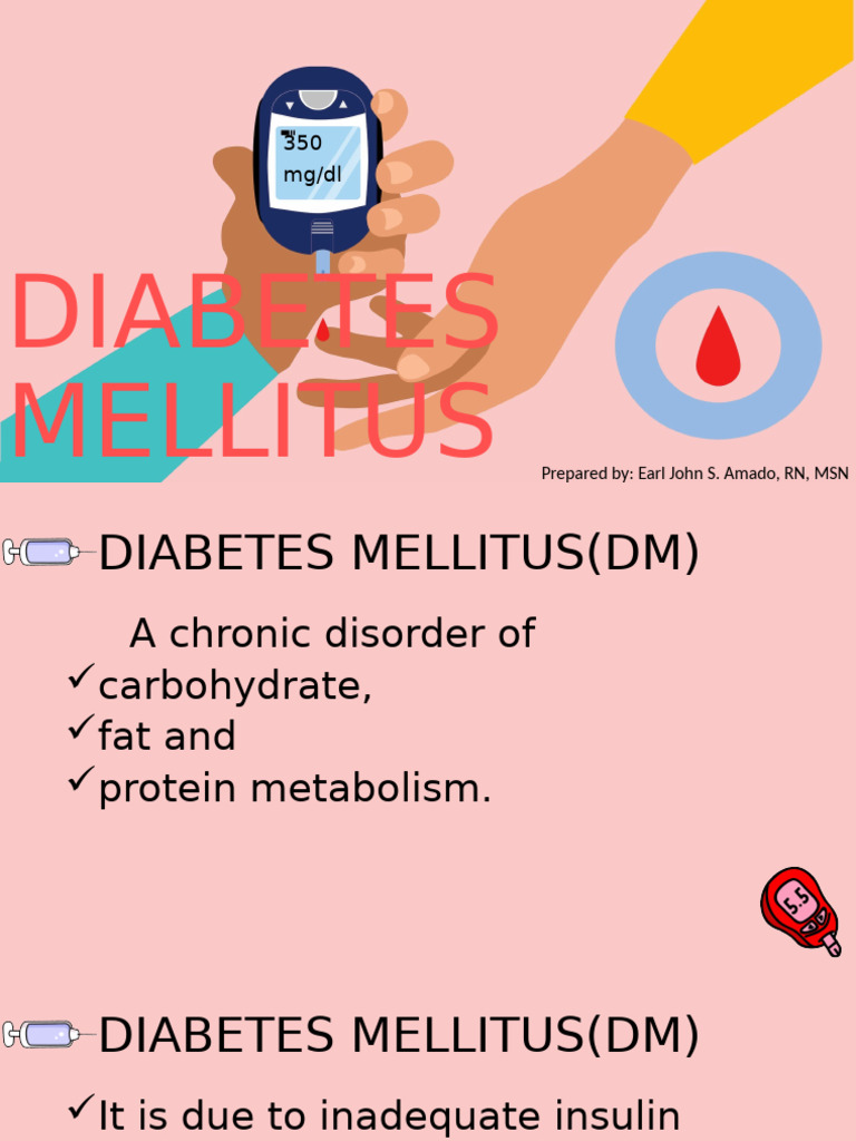 Week 7 Diabetes Mellitus | PDF | Hypoglycemia | Hyperglycemia