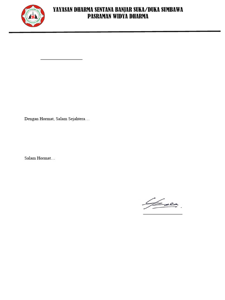 Izin Sarasawti 8 Feb 2025 SMPN 1 SBW | PDF