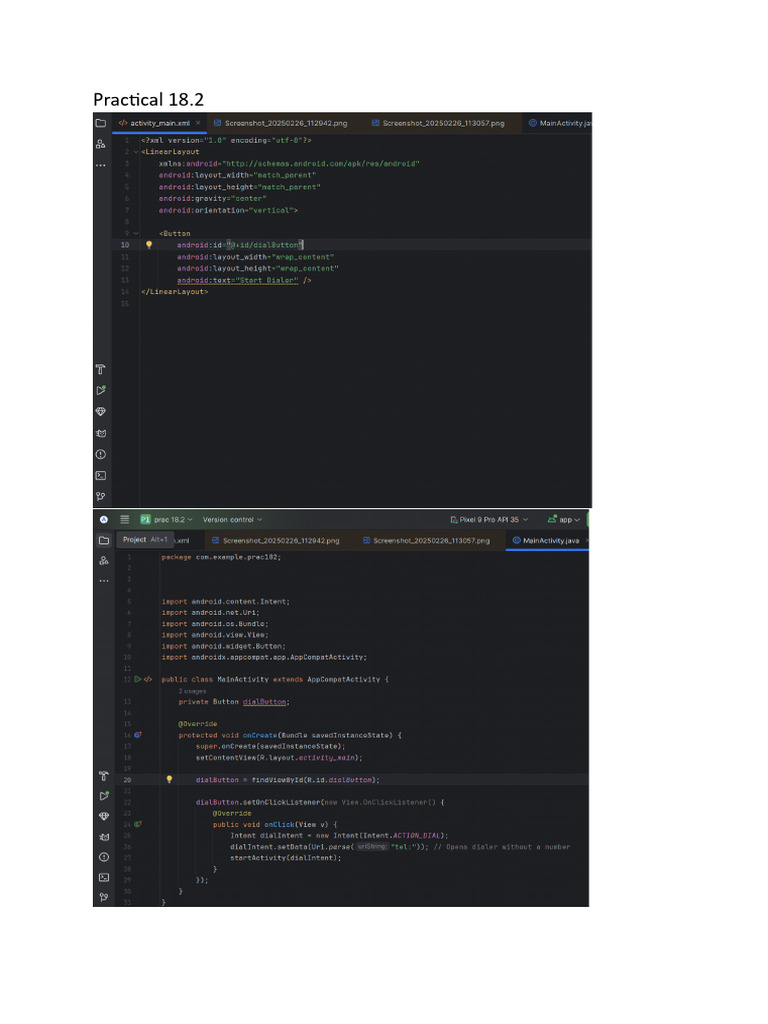 Practical 18 (SAI) | PDF