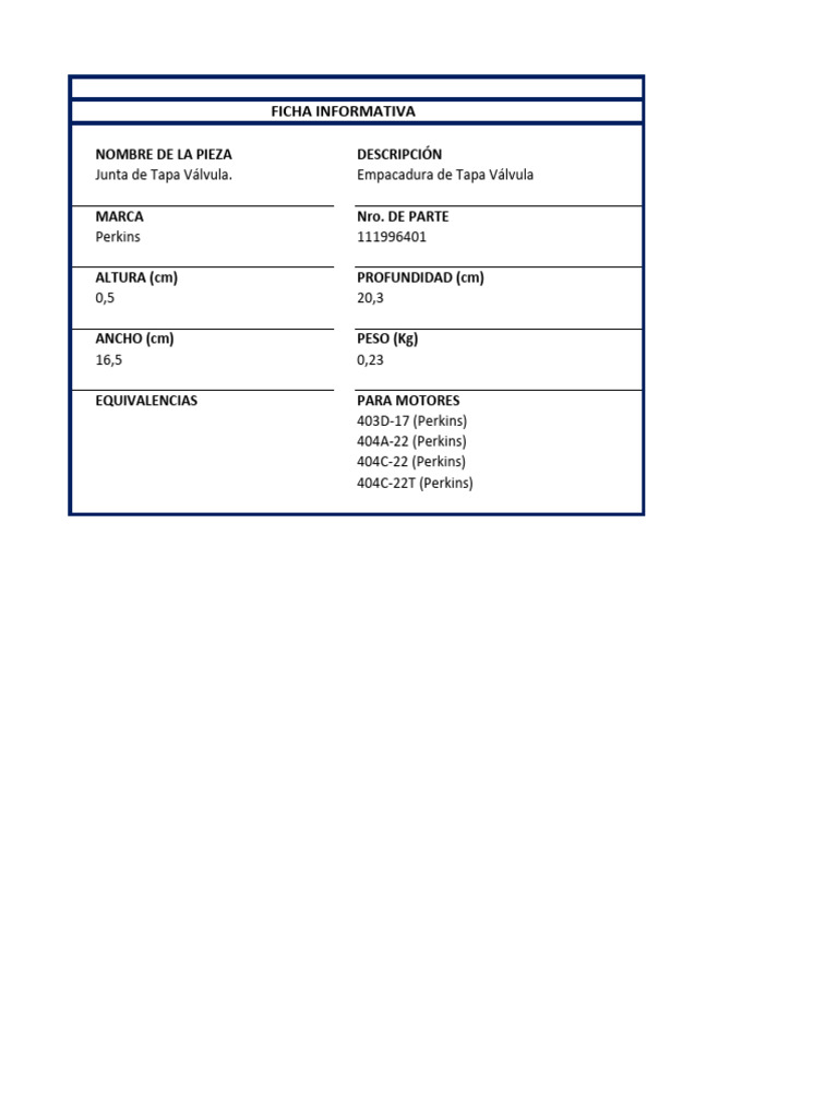 Ficha Informativa - 111996401 | PDF