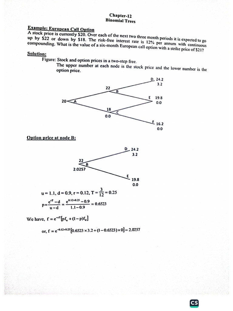 Binomial Trees | PDF
