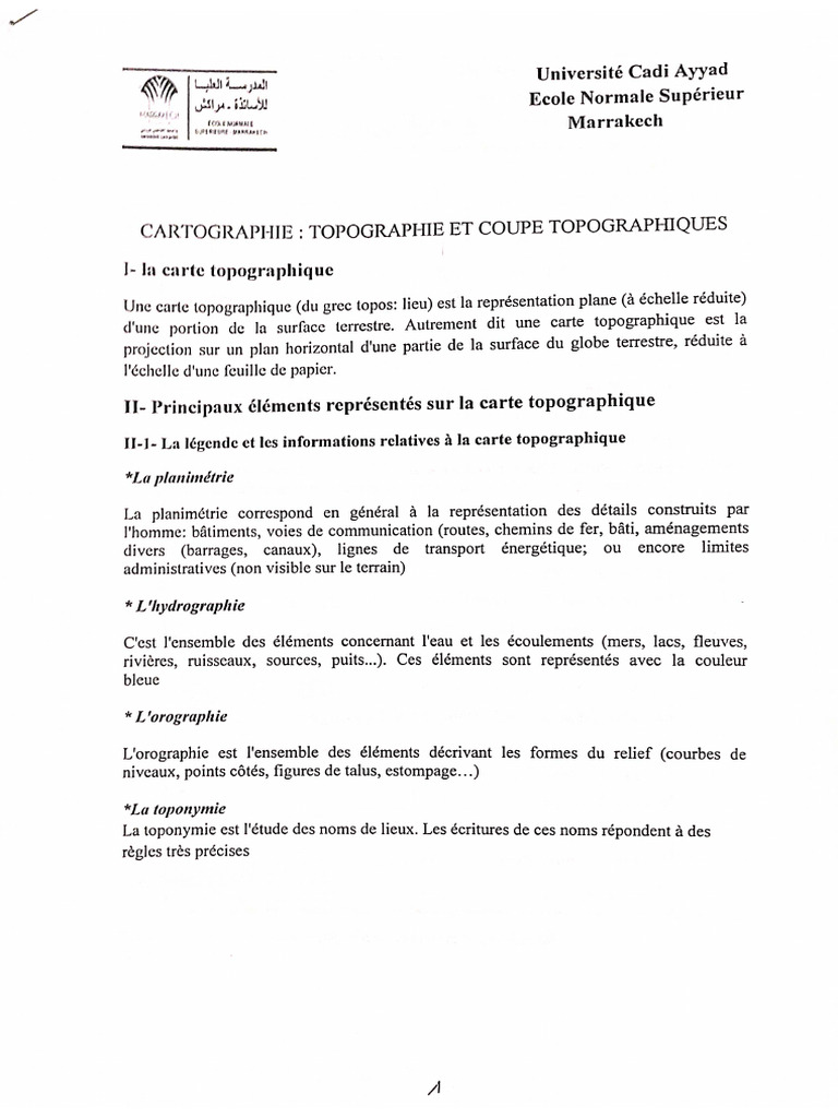 polycopié TP tectonique cassante (Mr MINOUBI) | PDF