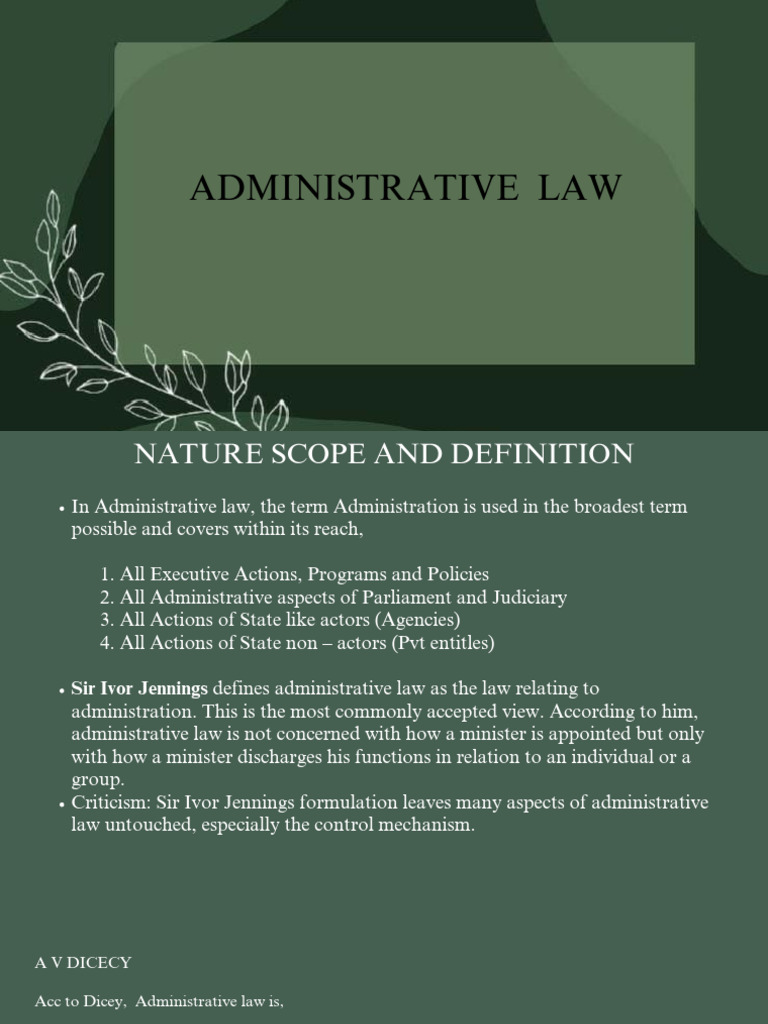 Overview of Administrative Law Principles | PDF | Administrative Law | Tort