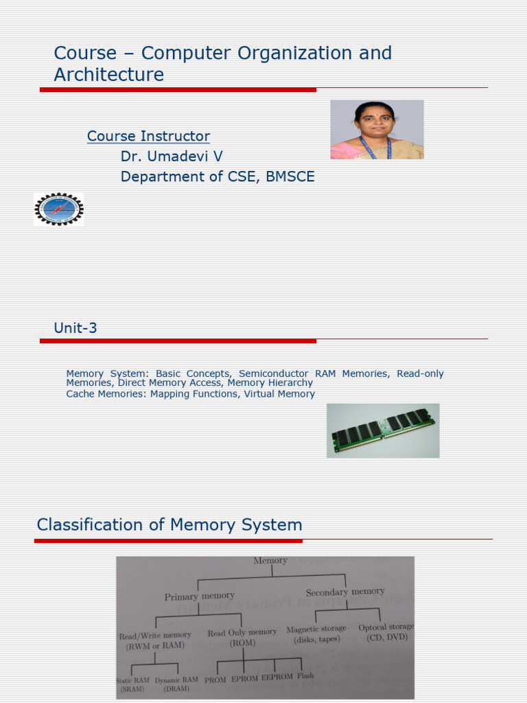 MODULE 3 | PDF | Dynamic Random Access Memory | Random Access Memory