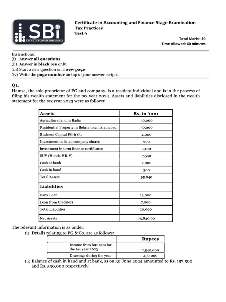 Test CHP 14, 15 & 16 | PDF