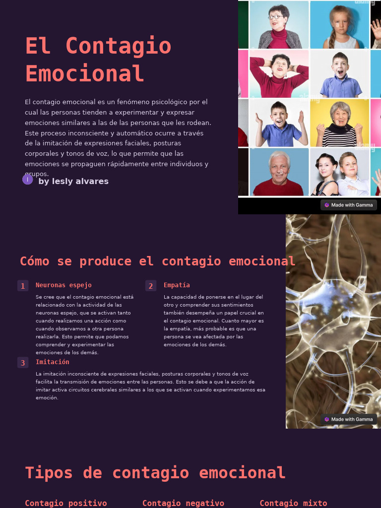 Contagio Emocional: Impactos y Regulación | PDF | Las emociones ...