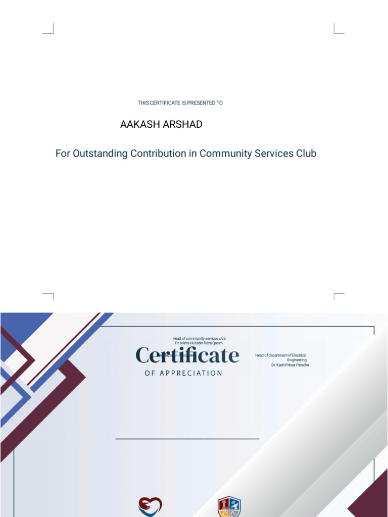 Aakash Certificate | PDF
