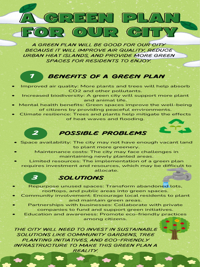 A Green Plan For Our City | PDF