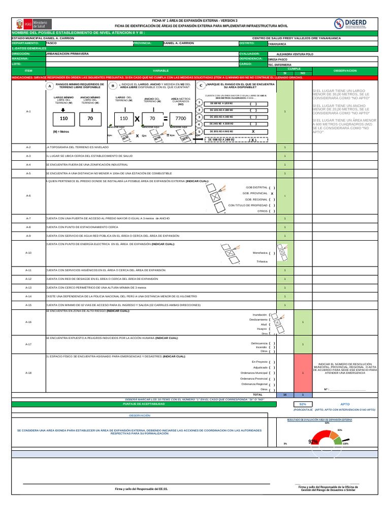 Ficha 1 - A.1 Identificacion de Area de Expansion Externa Centro de ...
