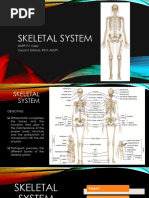 Skeletal System Anatomy Lecture PDF | PDF | Bone | Skeleton