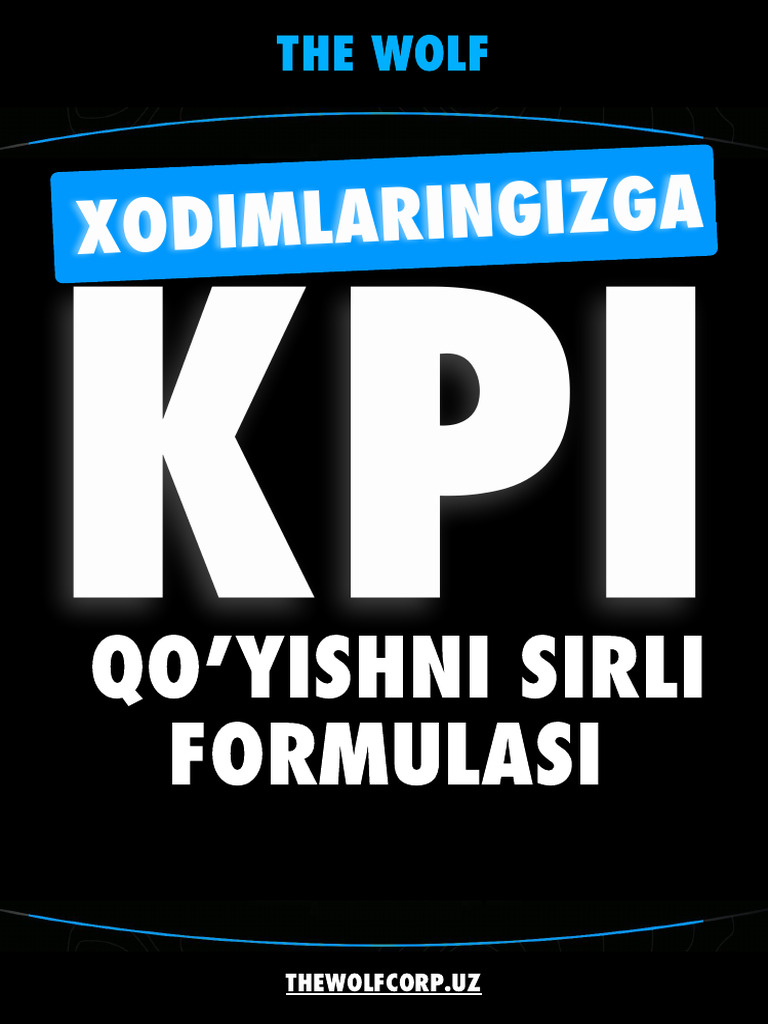KPI Qo'Yish Formulasi | PDF
