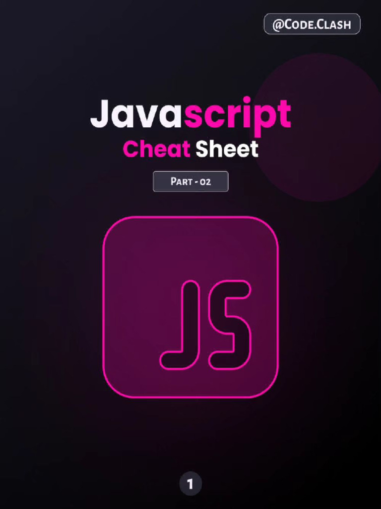 JavaScript Cheatsheet 1711564711 | PDF