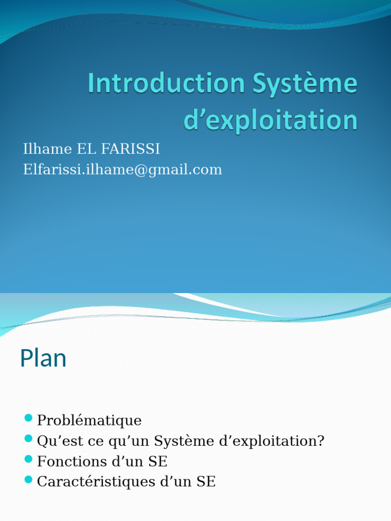 Chap 1 Introduction SE | PDF | Système d'exploitation | Programmation