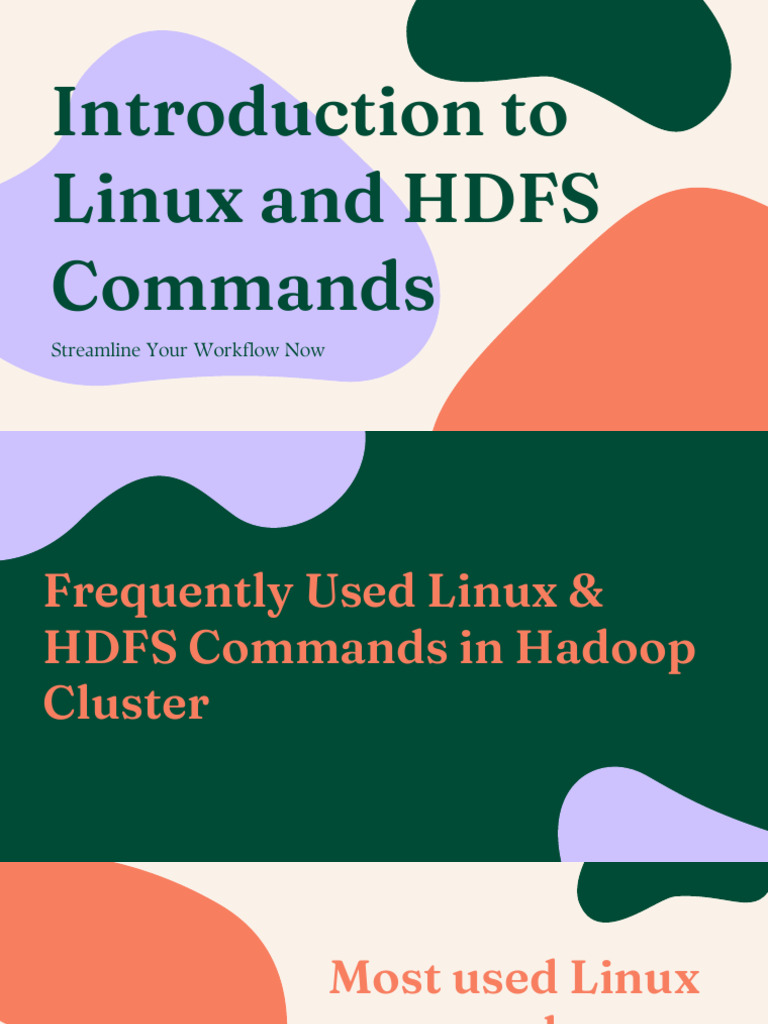 Important Linux And Hdfs Commands For Hadoop 1703072726 Pdf Apache 6779