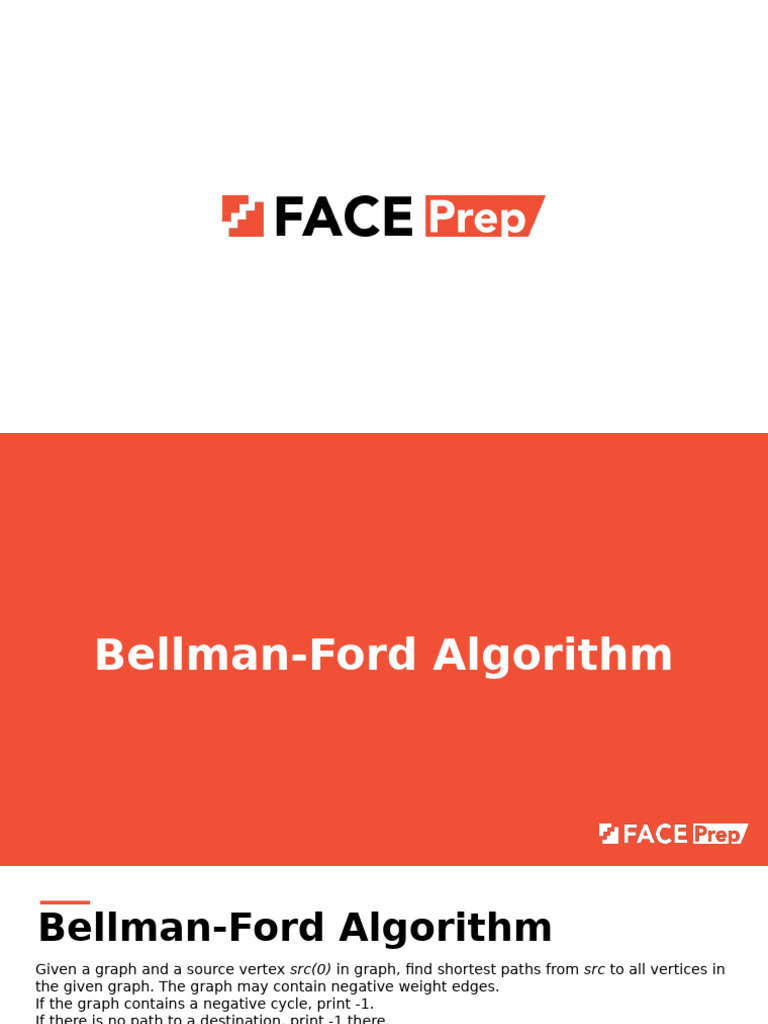 Day 19 Bellman Ford Algorithm | PDF | Theoretical Computer Science | Algorithms