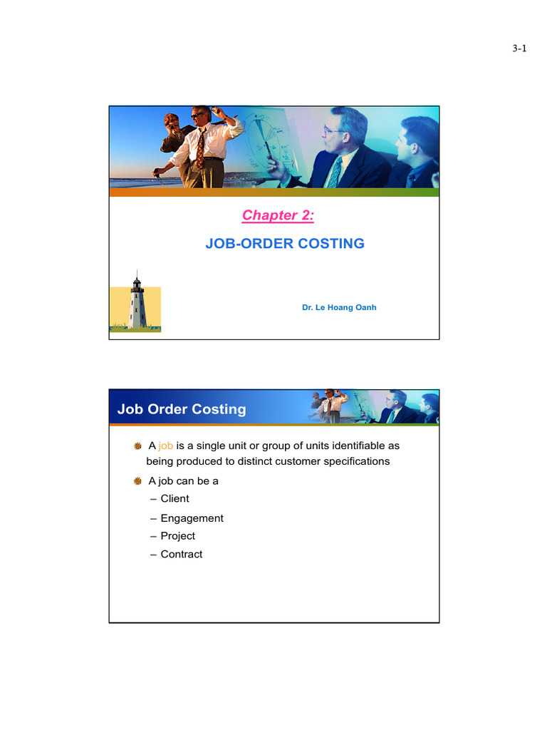 Chapter 2-Job Order Costing - Students | PDF | Cost Of Goods Sold | Economies
