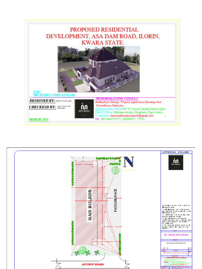 Mr. Joshua Tope Afolabi - Semi-Detatched | PDF | Room | Architectural ...