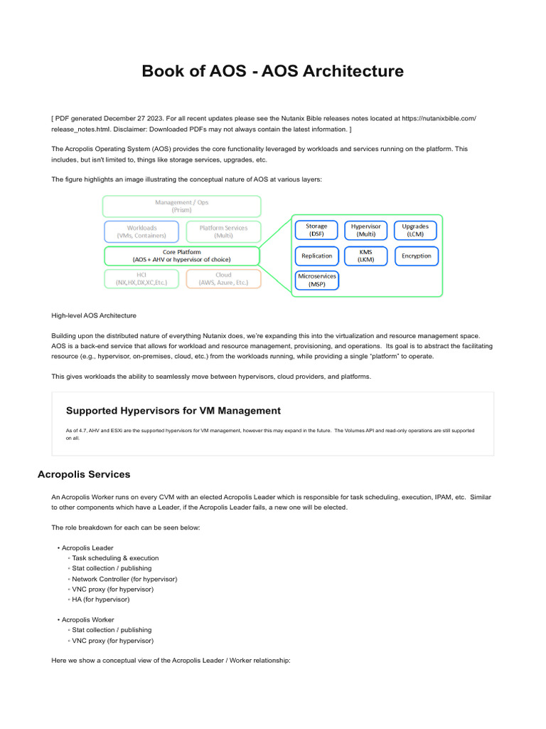 4a Book of Aos Architecture | PDF | Computer Cluster | Virtual Machine