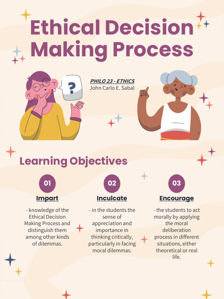 Ethical Decision-Making Process Guide | PDF | Courage | Social Psychology