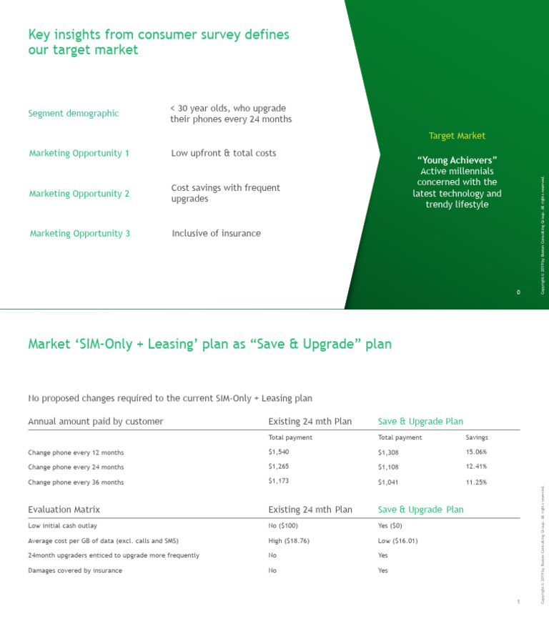 BCG Forage Core Strategy - Telco (Task 4 Example Answer) | PDF | Marketing | Strategic Management