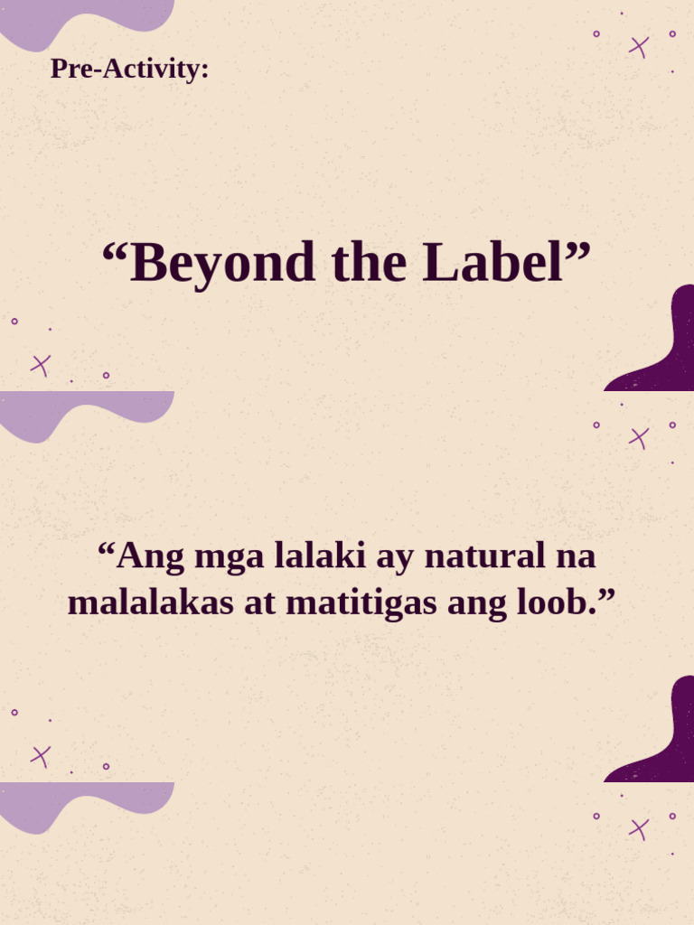 Sekswal Na Pagkakakilanlan | PDF