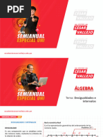 Algebra (Tema 10) Desigualdades e Intervalos | PDF | Desigualdad (Matemáticas) | Intervalo ...