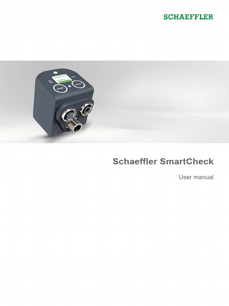 Schaeffler Smartcheck en | PDF | Programmable Logic Controller | Hertz