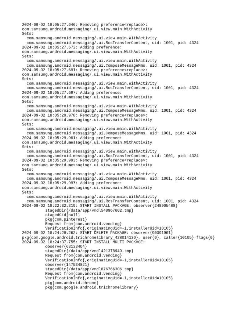 PM Debug Info | PDF | Software