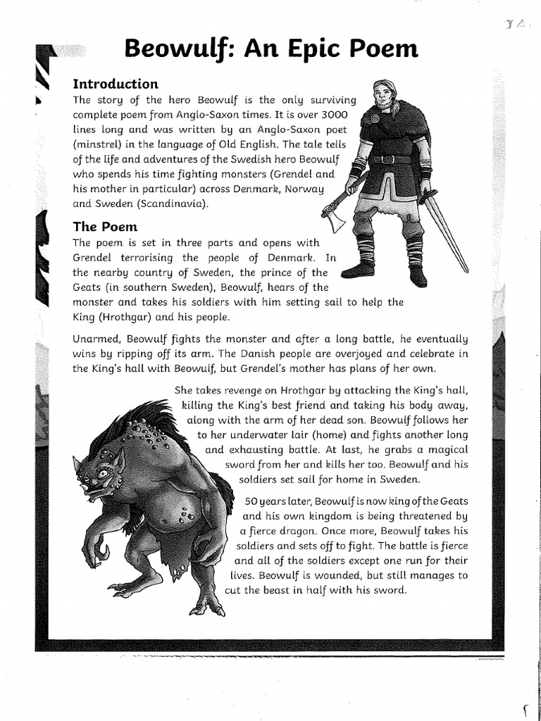 Beowulf Story | PDF
